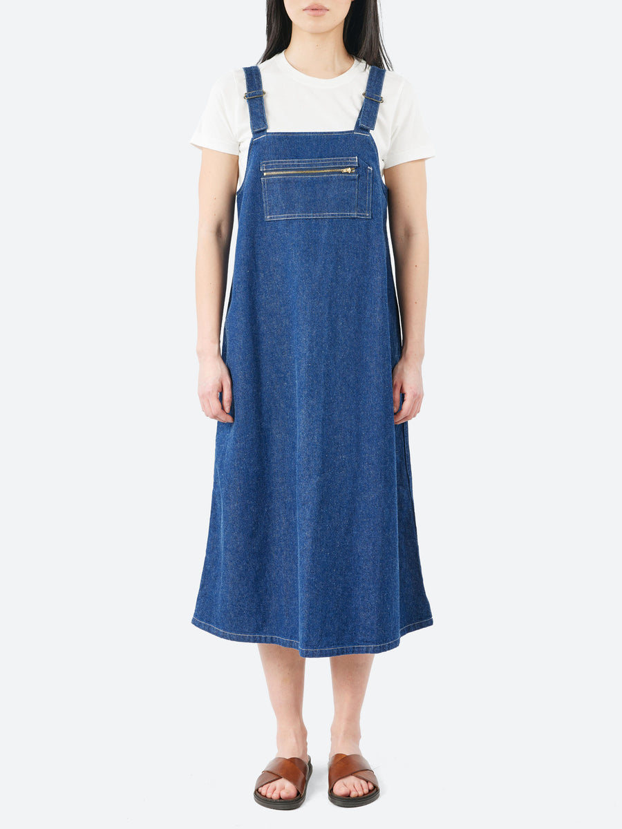 Danton - Denim Overall Dress in Indigo – gravitypope