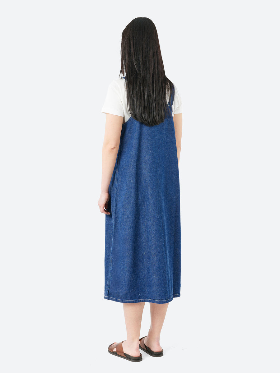 Danton - Denim Overall Dress in Indigo – gravitypope