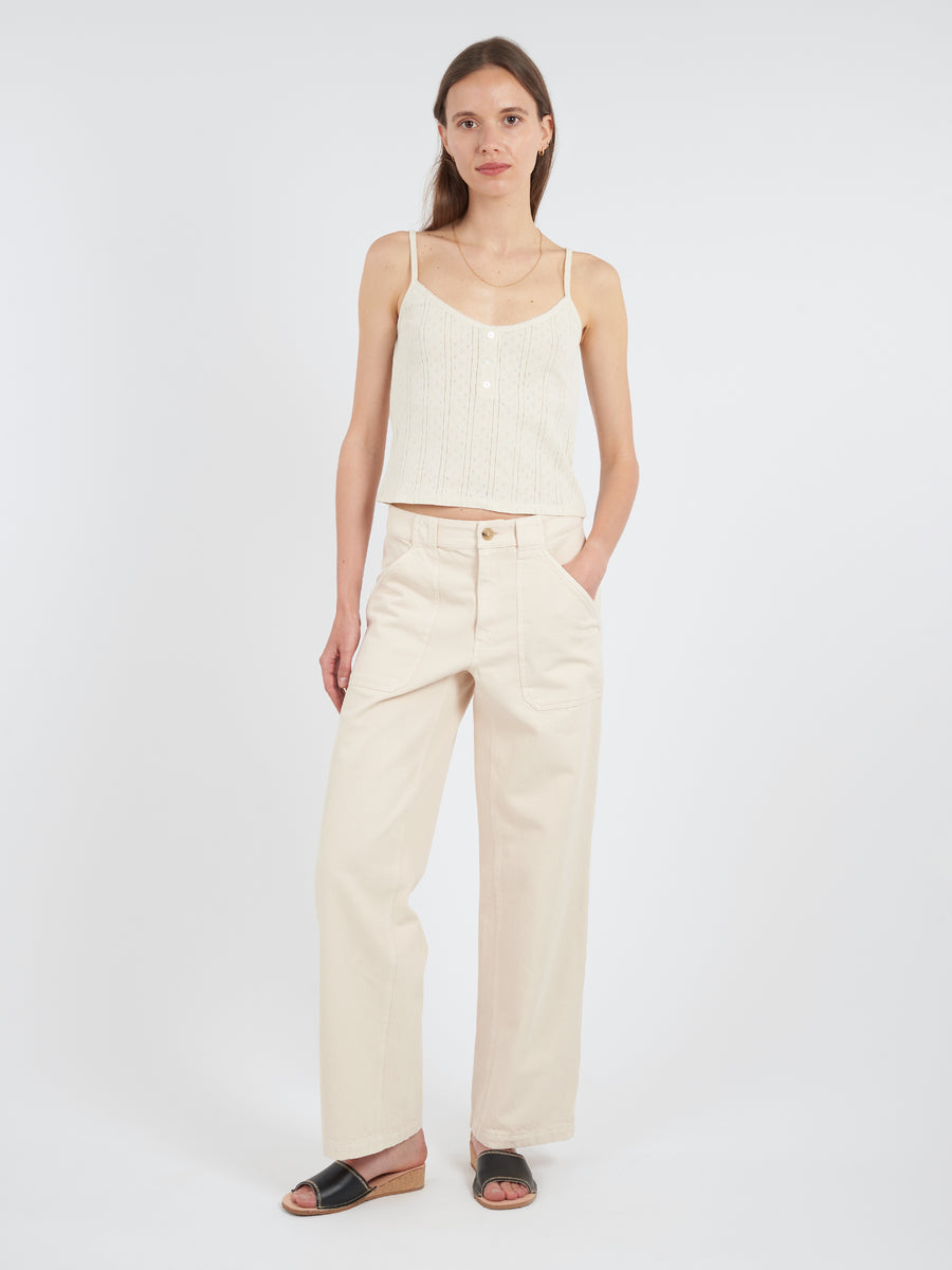 A.P.C. - Adele Tank in Ecru – gravitypope