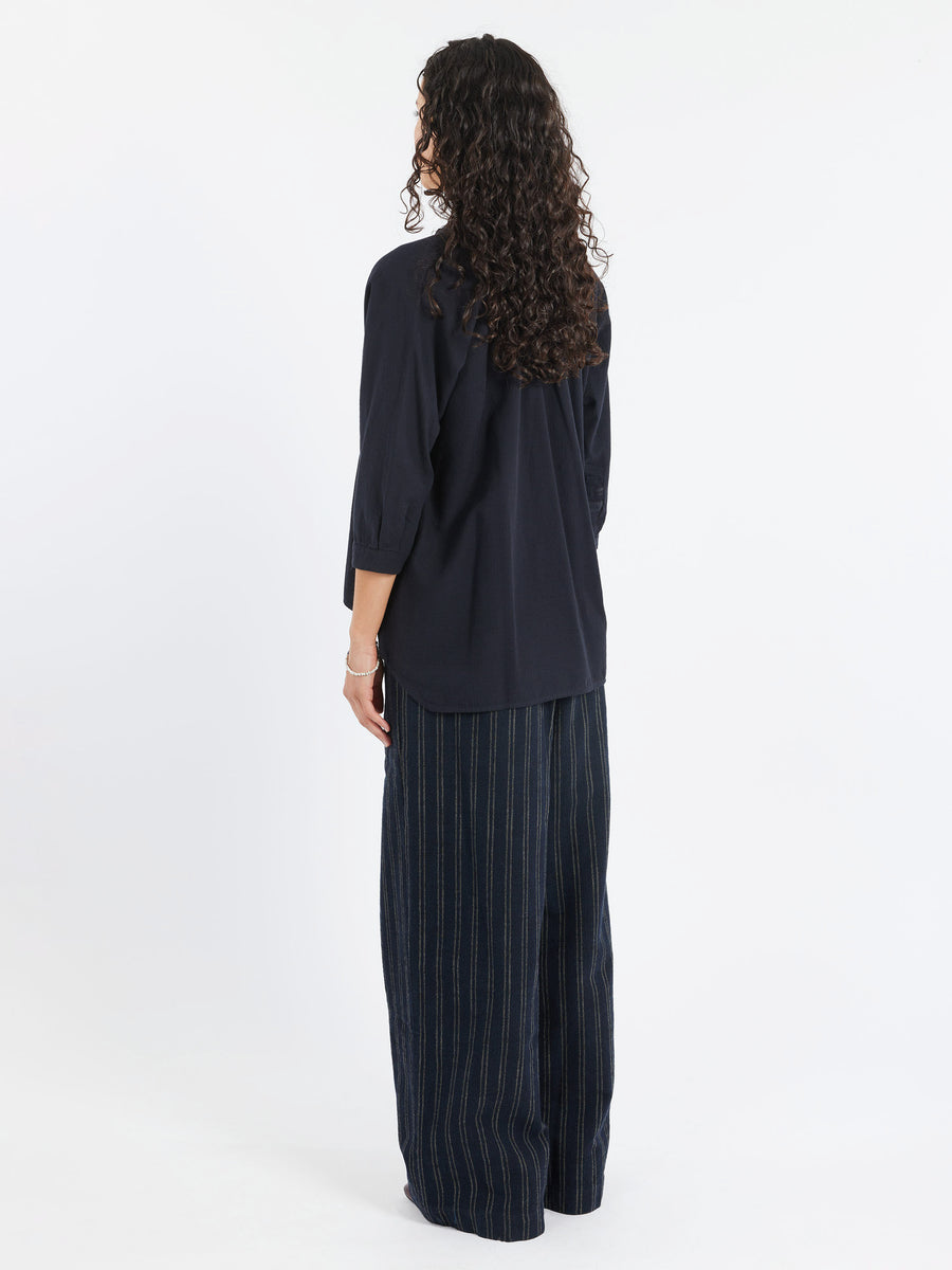 Hannoh Wessel - Cleofe Shirt in Notte – gravitypope