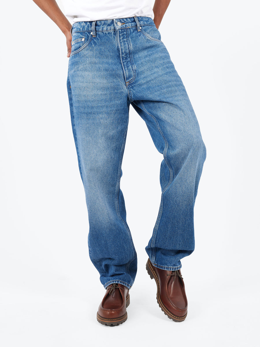 Studio Nicholson - Riso Jean in Worn Wash – gravitypope