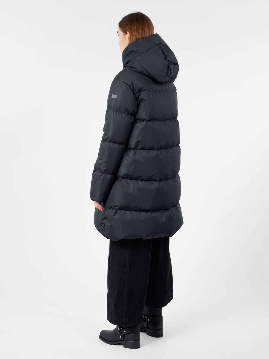Lempelius - Nev Down Coat in Dark Blue – gravitypope
