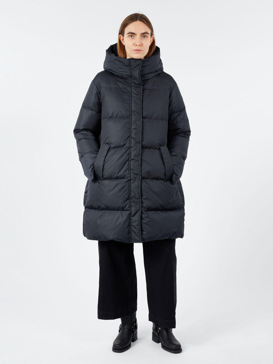 Lempelius - Nev Down Coat in Dark Blue – gravitypope