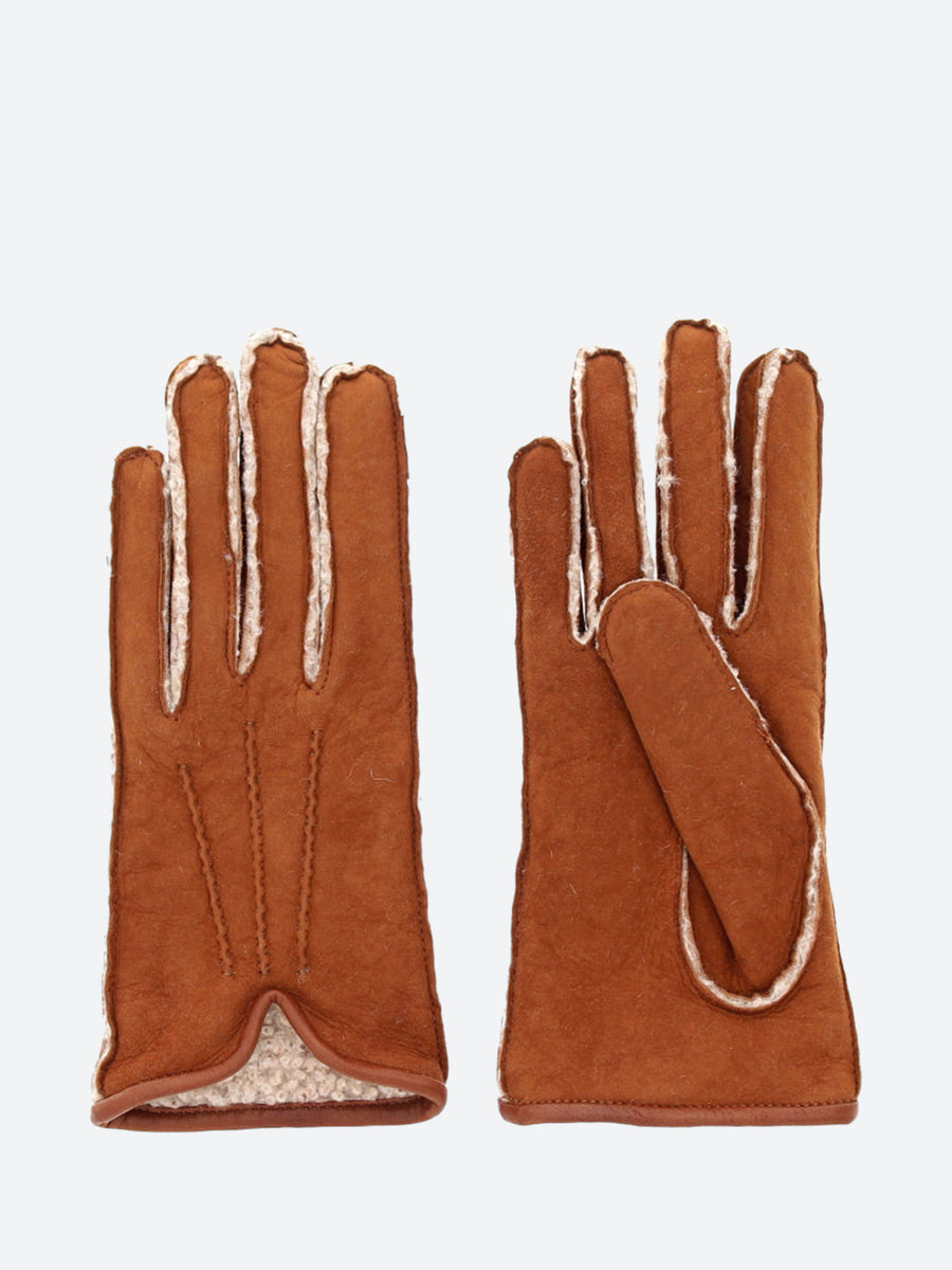 Mario Portolano - 4286 Shearling Short Gloves in Cognac – gravitypope