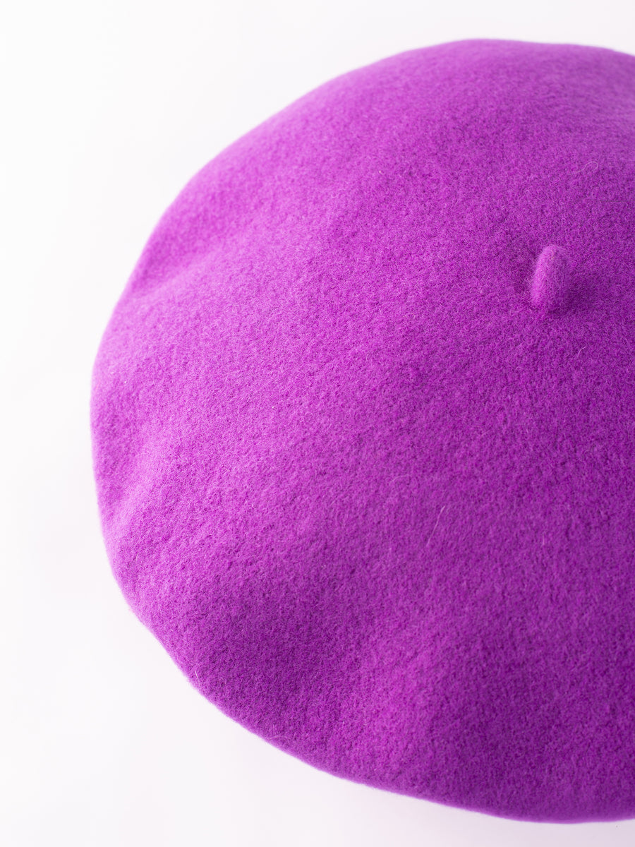 Kopka Accessories - Wool Beret in Purple – gravitypope