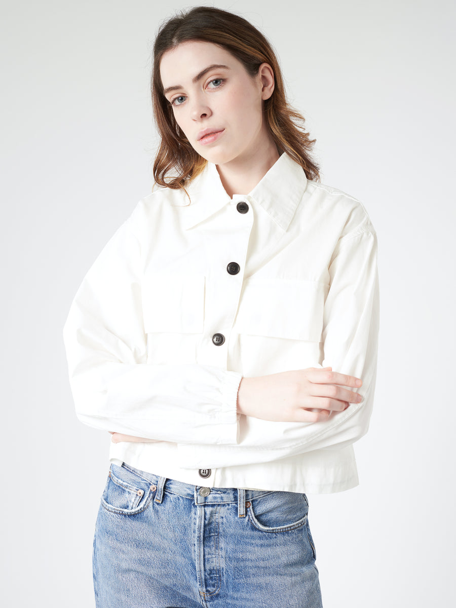 Girls of Dust - Worker Ripstop Jacket in Milk – gravitypope
