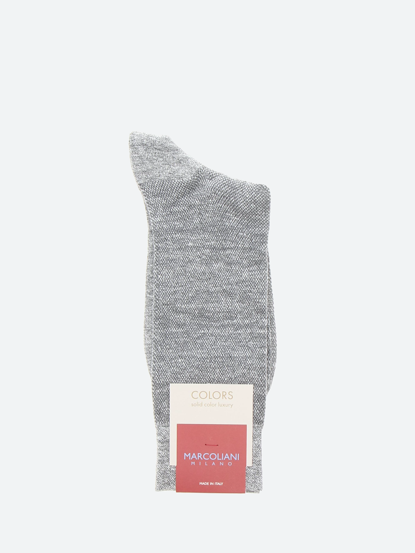 Marcoliani - Piqué Sock in Flannel Grey – gravitypope