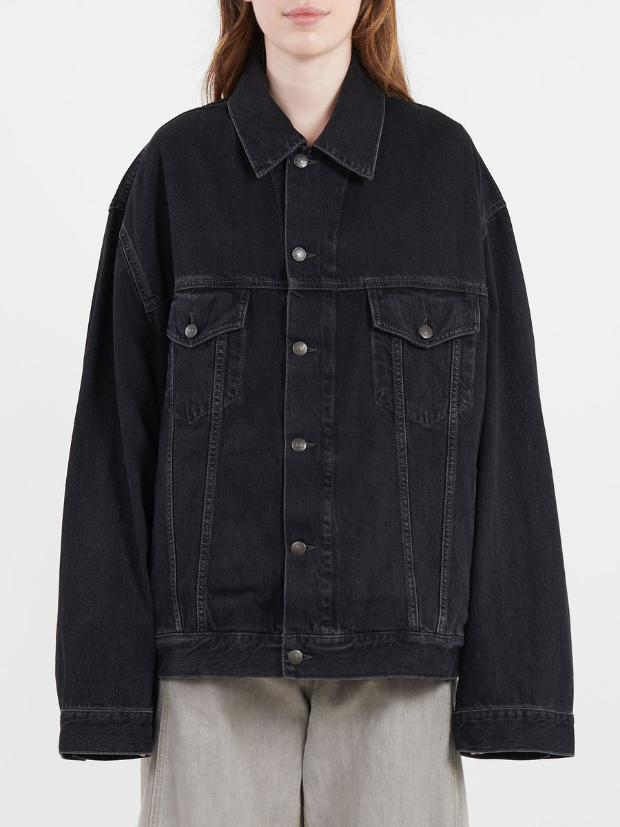Acne Studios - Robert U Vintage Black Denim Jacket – gravitypope