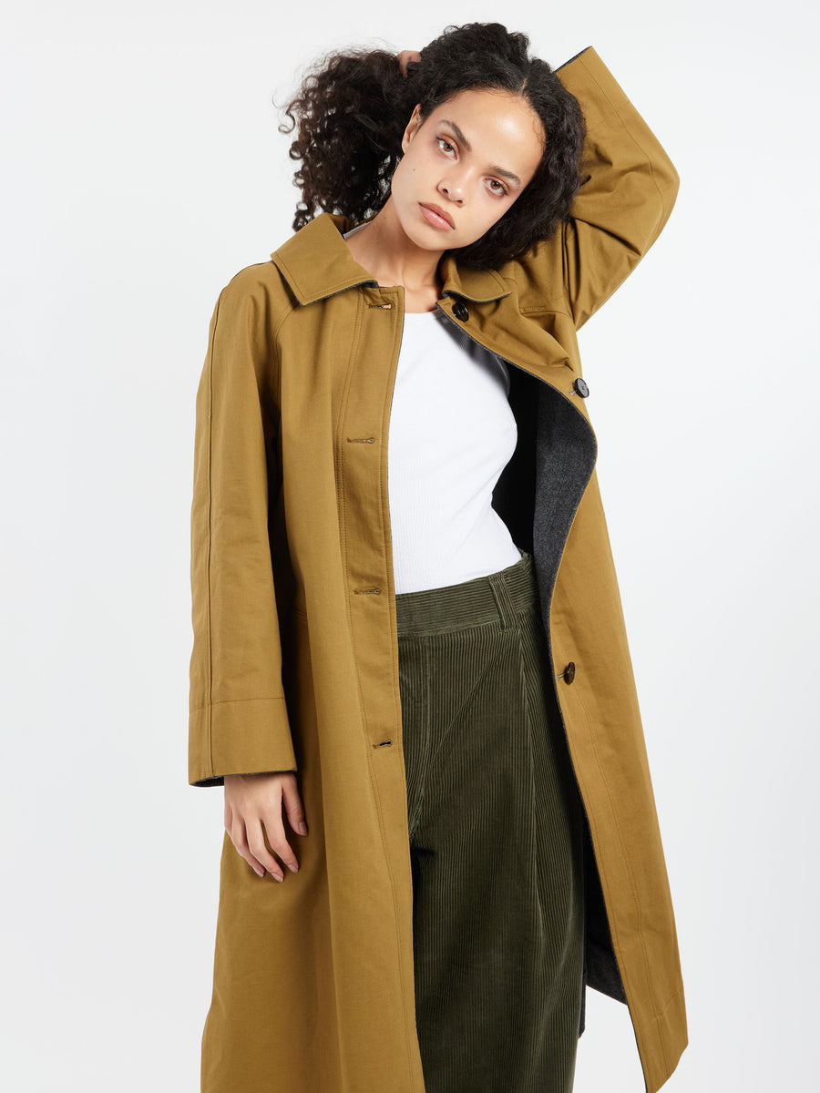 TOAST - Reversible Coat in Golden Sand – gravitypope