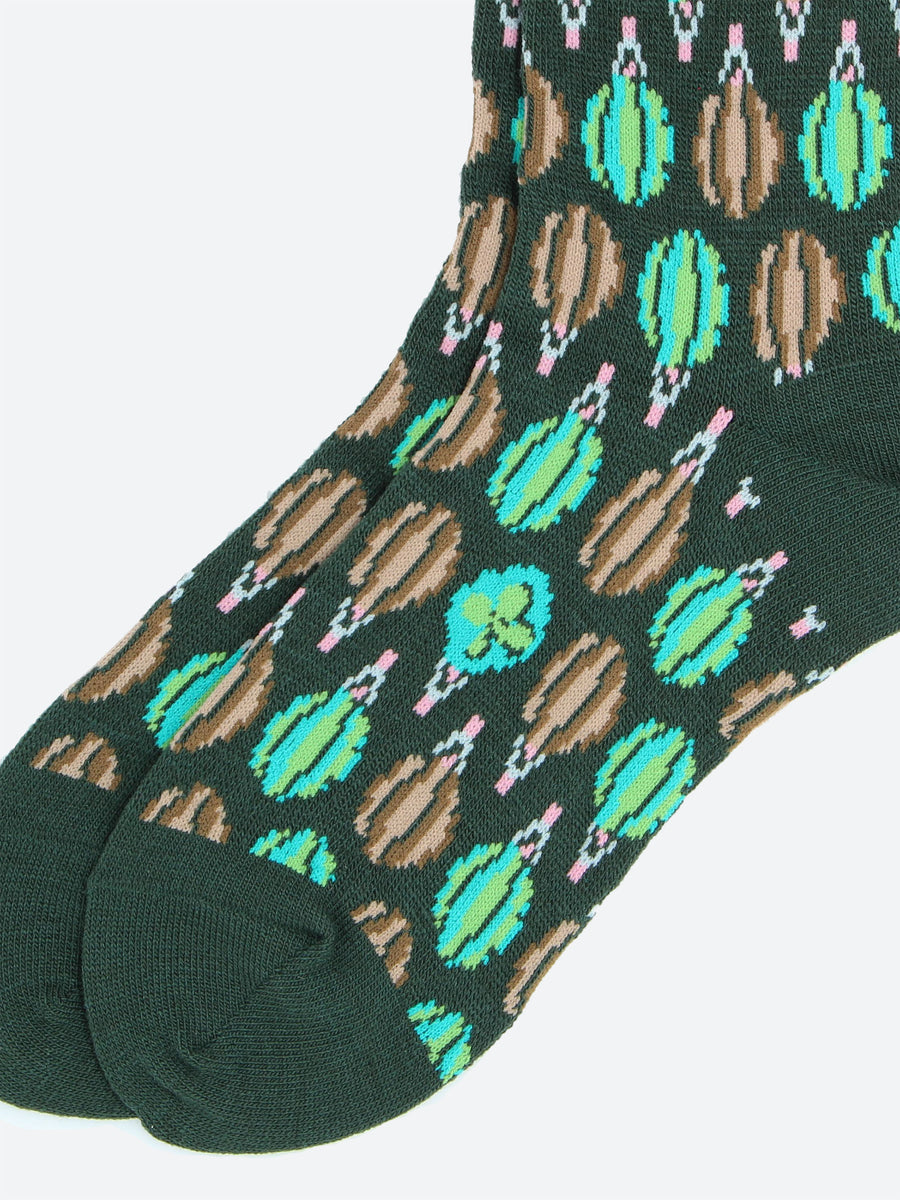 Antipast - Floating Drop Crew Sock in Green – gravitypope