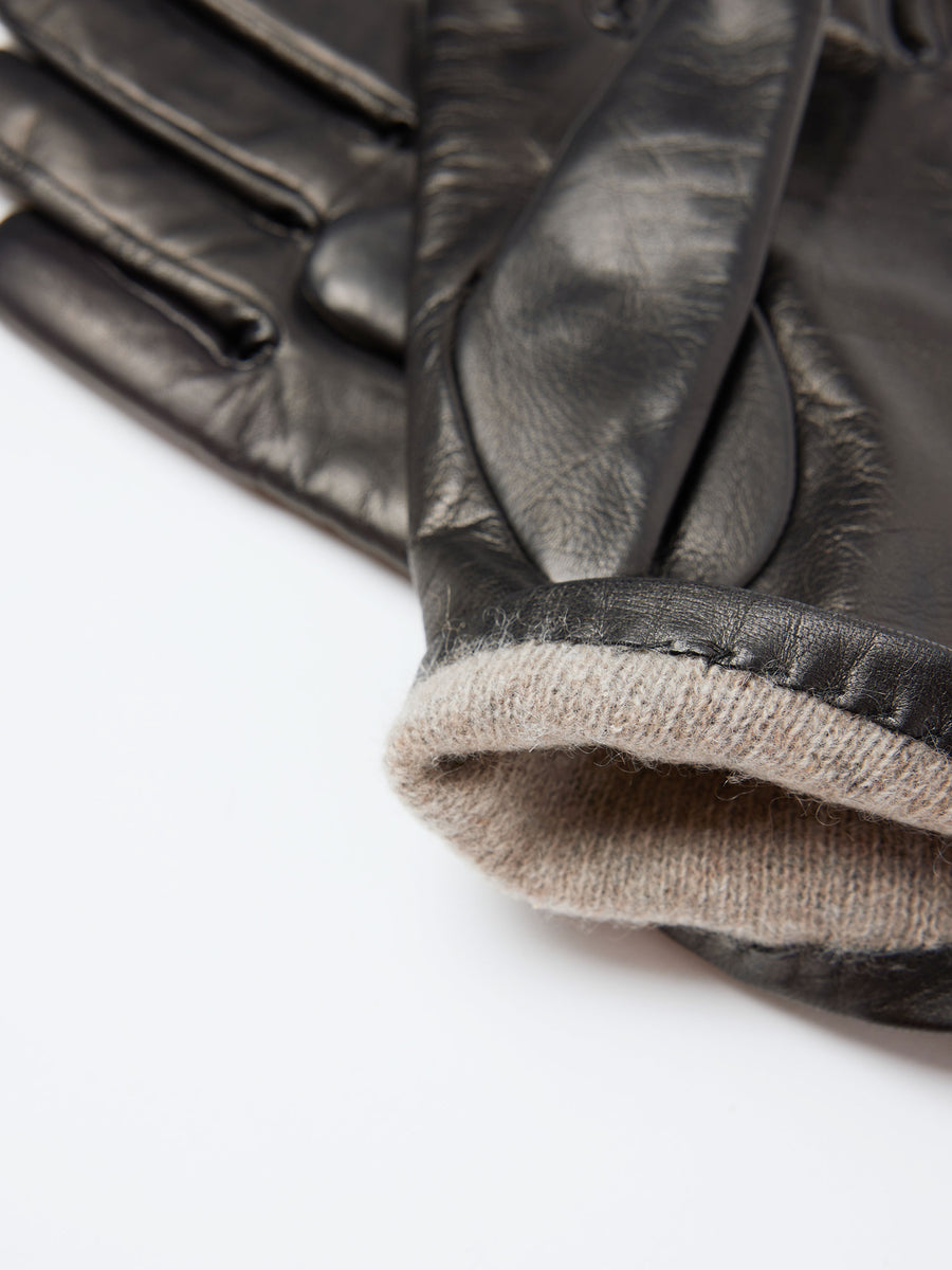 gravitypope - Nappa Gloves in Black