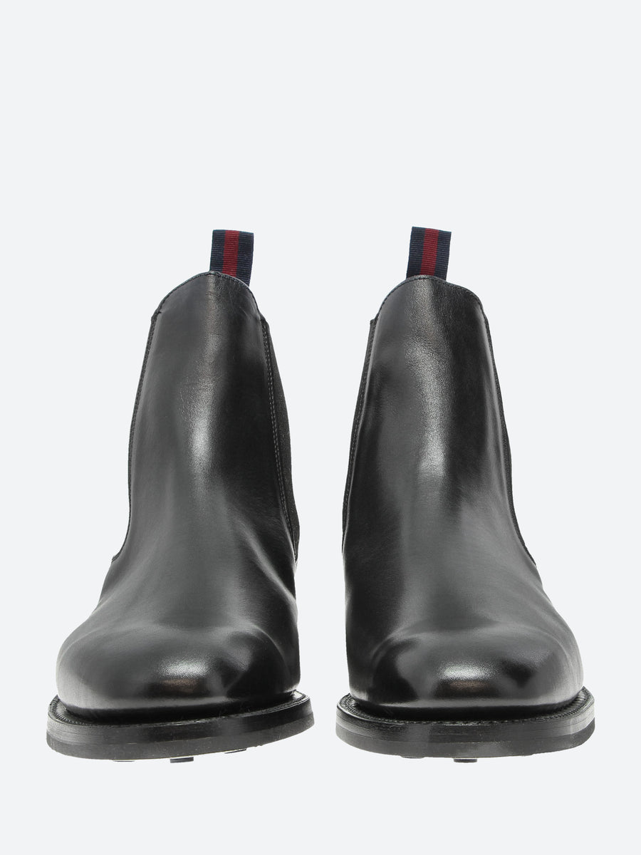 Sanders - Liam Chelsea Boot in Black Calf – gravitypope