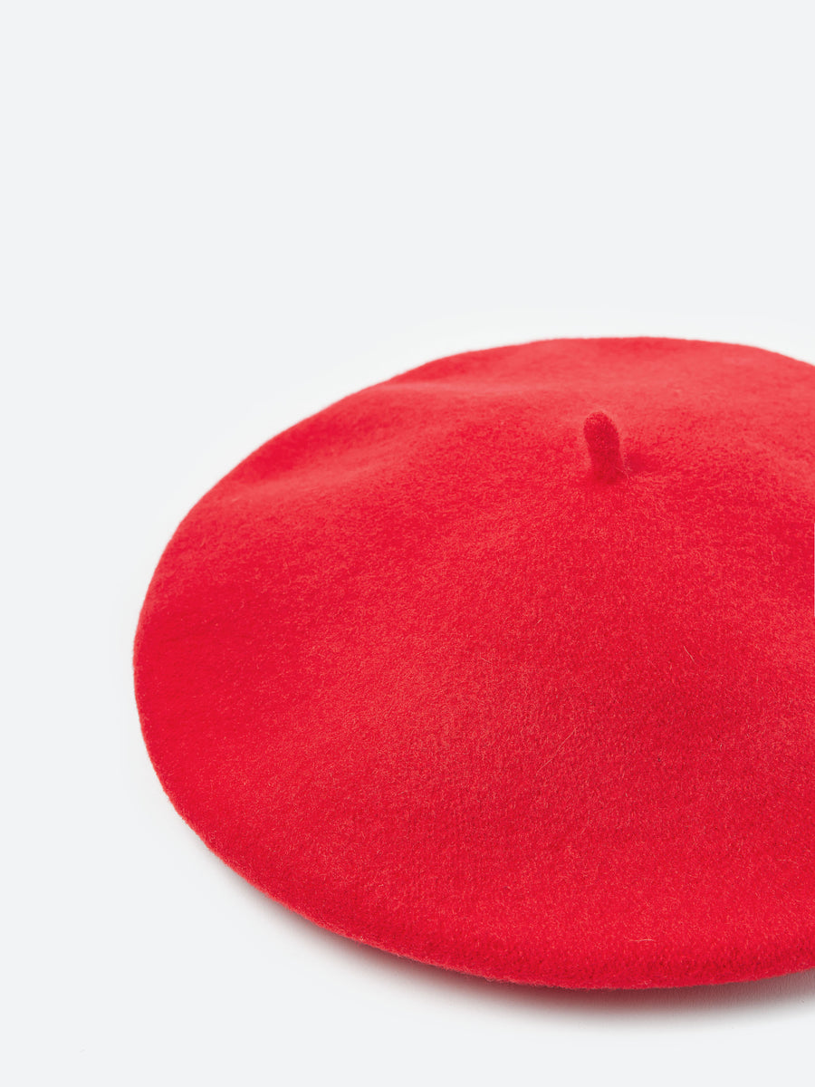 Kopka Accessories - Wool Beret in Signal Red – gravitypope