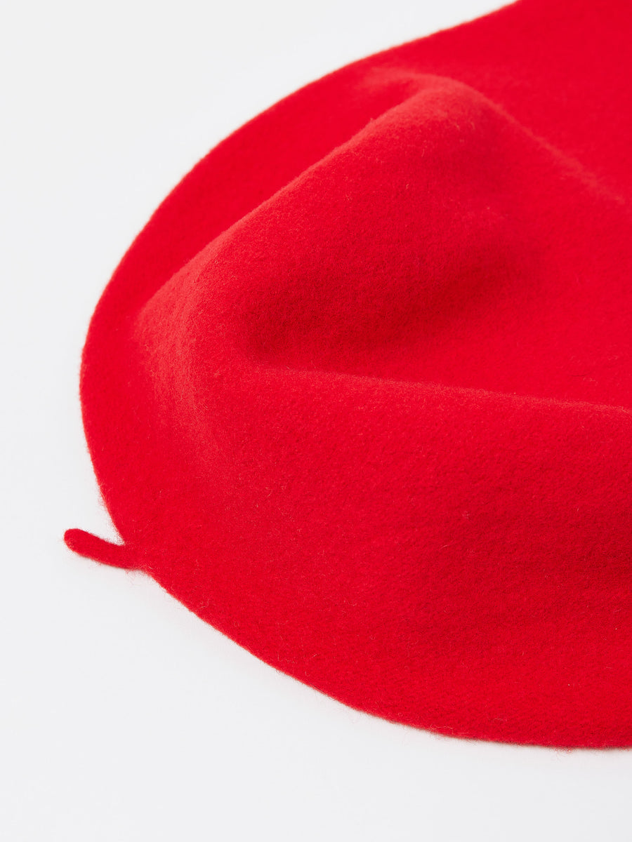 Kopka Accessories - Wool Roll Up Beret in Signal Red – gravitypope