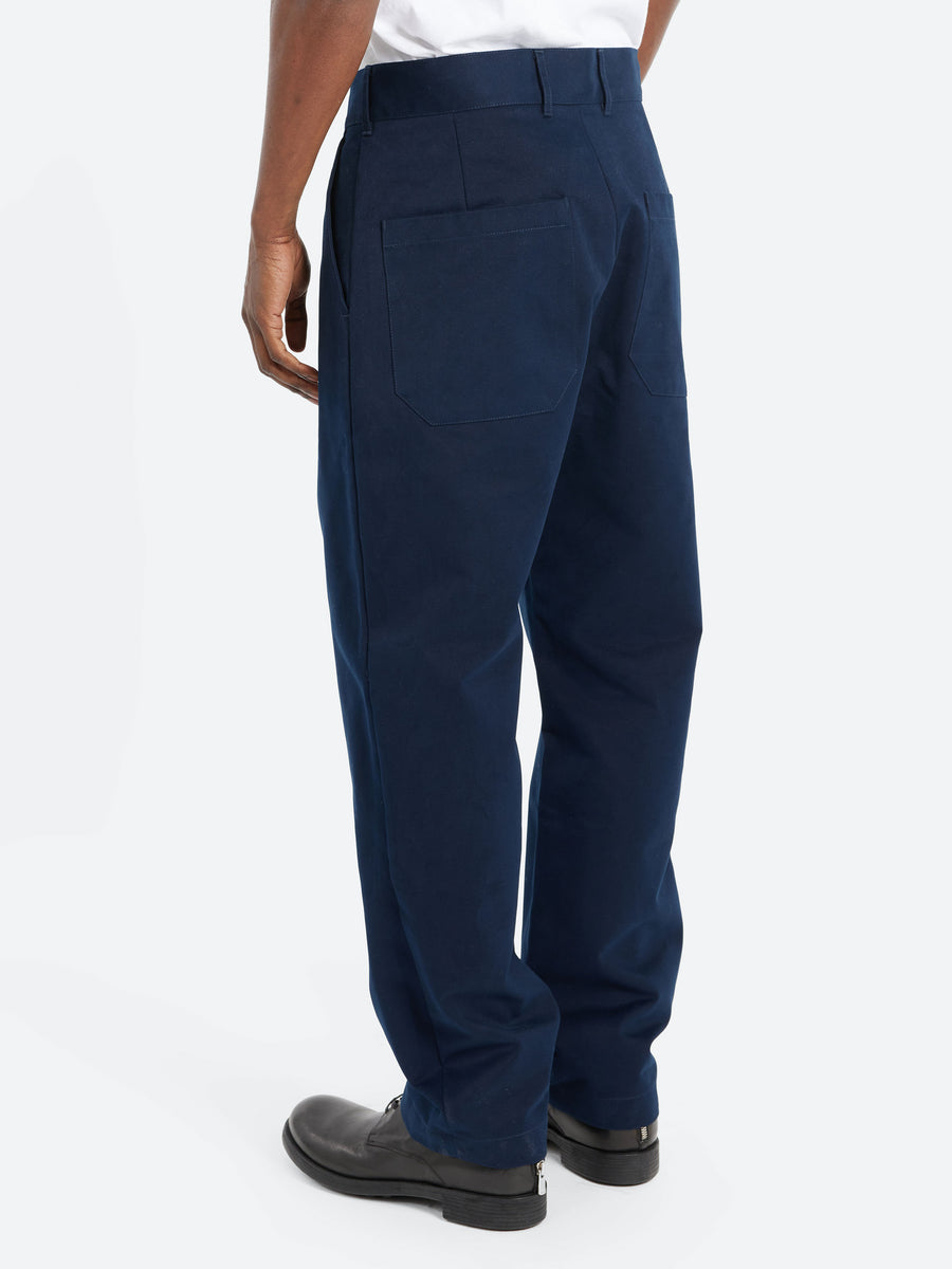 Studio Nicholson - Bill Pant in Dark Navy – gravitypope