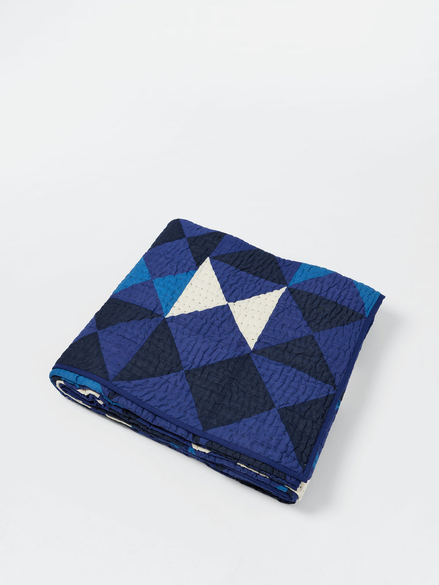 TOAST - Kite Patchwork Quilt in Blue Multi – gravitypope