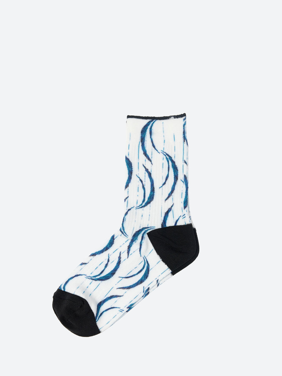 Blue Blue Japan - Mebuki Socks in White – gravitypope