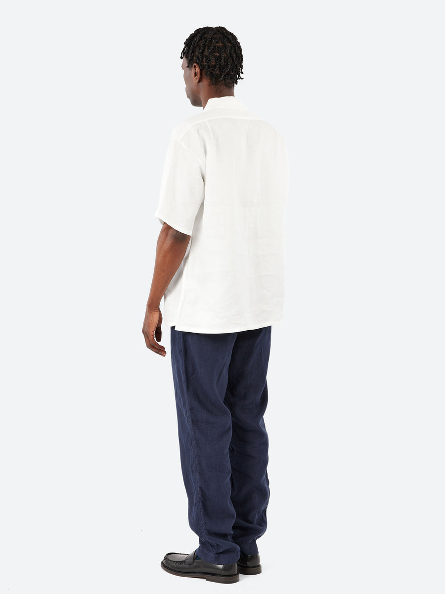 Nigel Cabourn - Open Collar Shirt in Off White – gravitypope