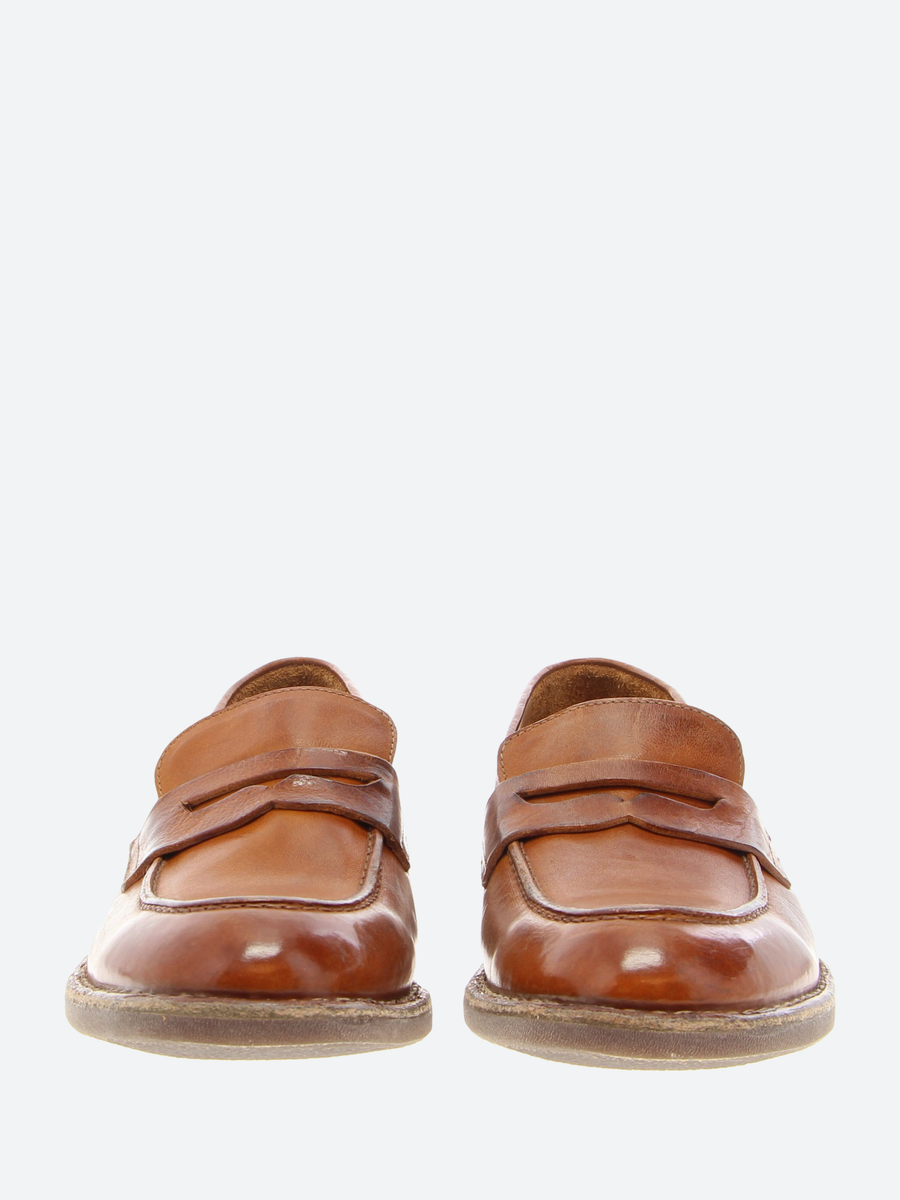 MOMA - 10509E Penny Loafers in Cuoio – gravitypope