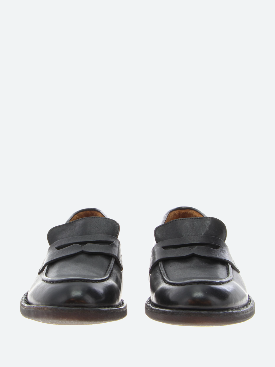 MOMA - 10509E Penny Loafers in Nero – gravitypope