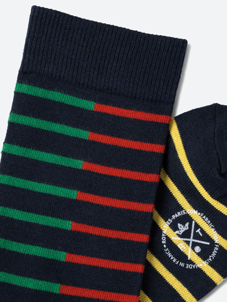 Royalties Paris - Alex Socks in Marine – gravitypope