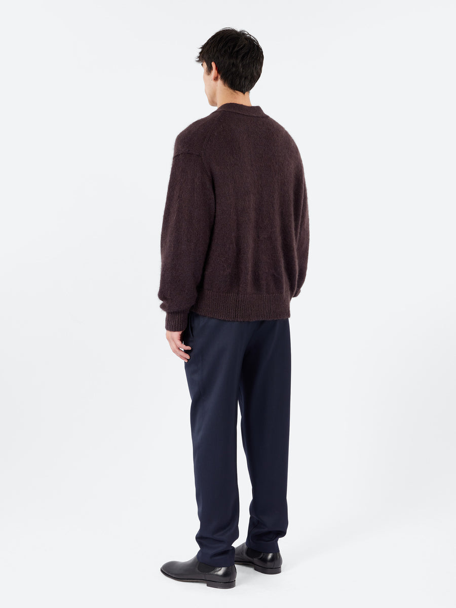 Studio Nicholson - Trey Cardigan in Espresso – gravitypope
