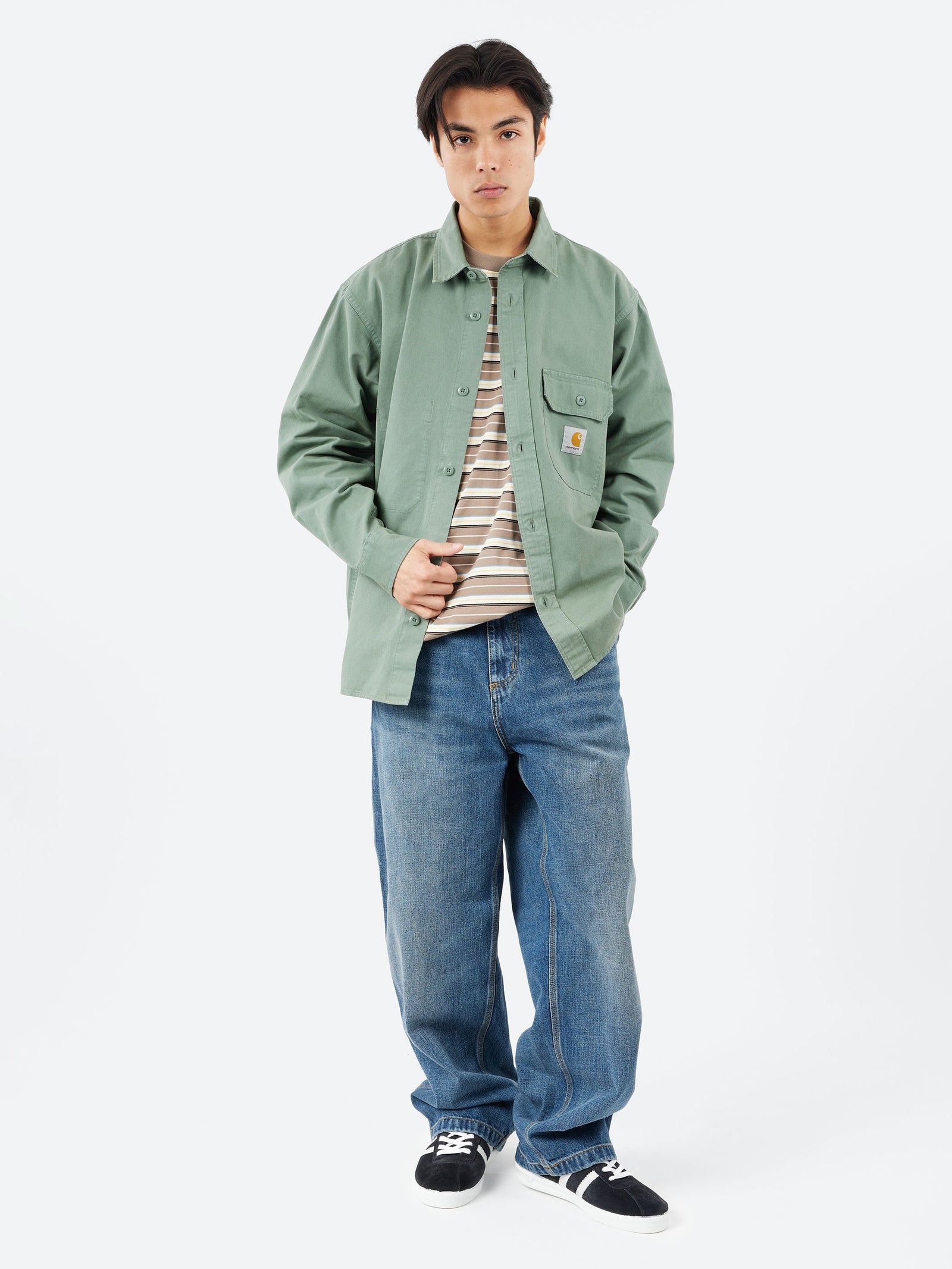 Carhartt WIP - Michigan Chore Coat (Spring) in Hamilton Brown and ...