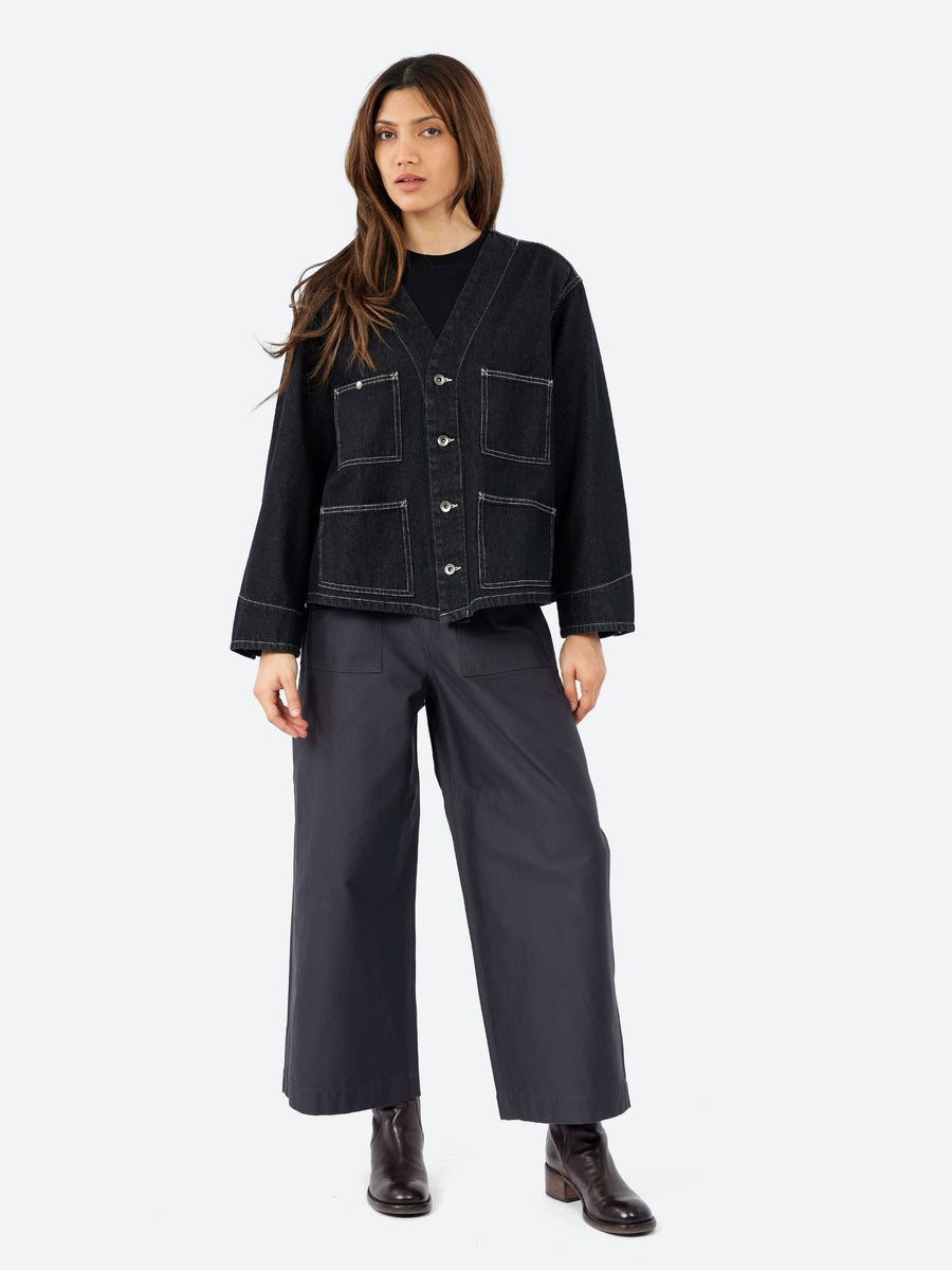 BEAMS BOY - Denim Engineer Jacket in Black – gravitypope