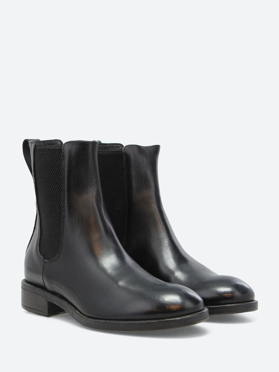 gravitypope - Romy Chelsea Boots in Nero Daytona