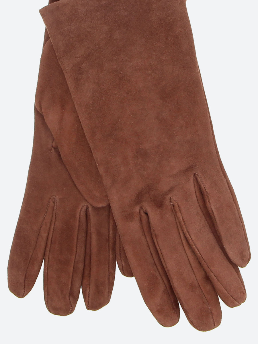 gravitypope - Chiara Suede Gloves in Tobacco