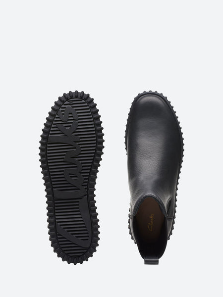 Clarks - Torhill Maple in Black Leather – gravitypope