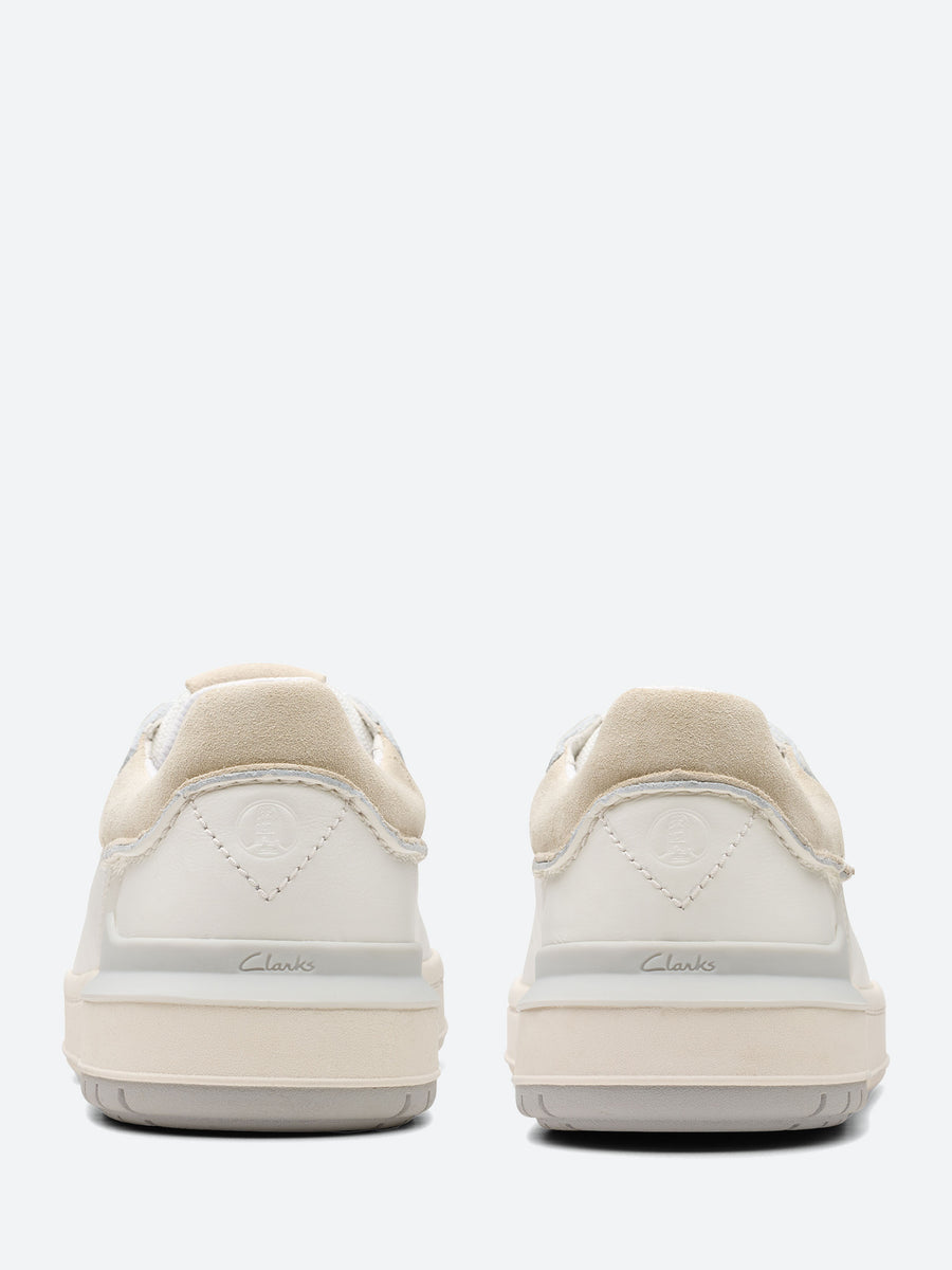 Clarks - Courtlite 2 Run in White Leather – gravitypope