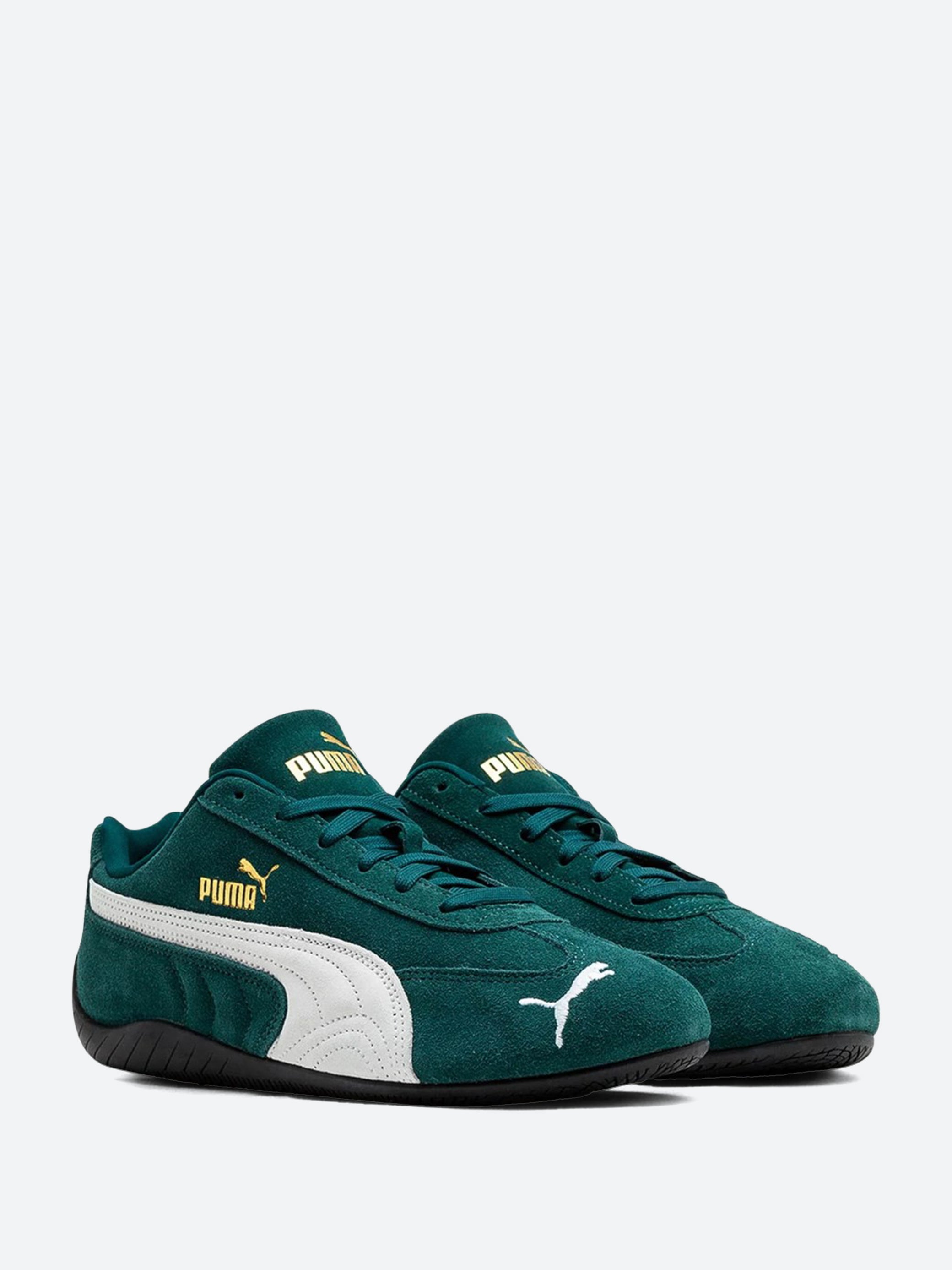 Puma - Palermo Women's Leather Sneakers in White, Grey and Gum ...