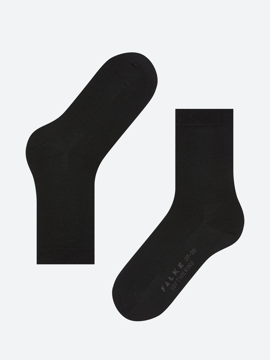 Falke - Soft Merino Socks in Black – gravitypope
