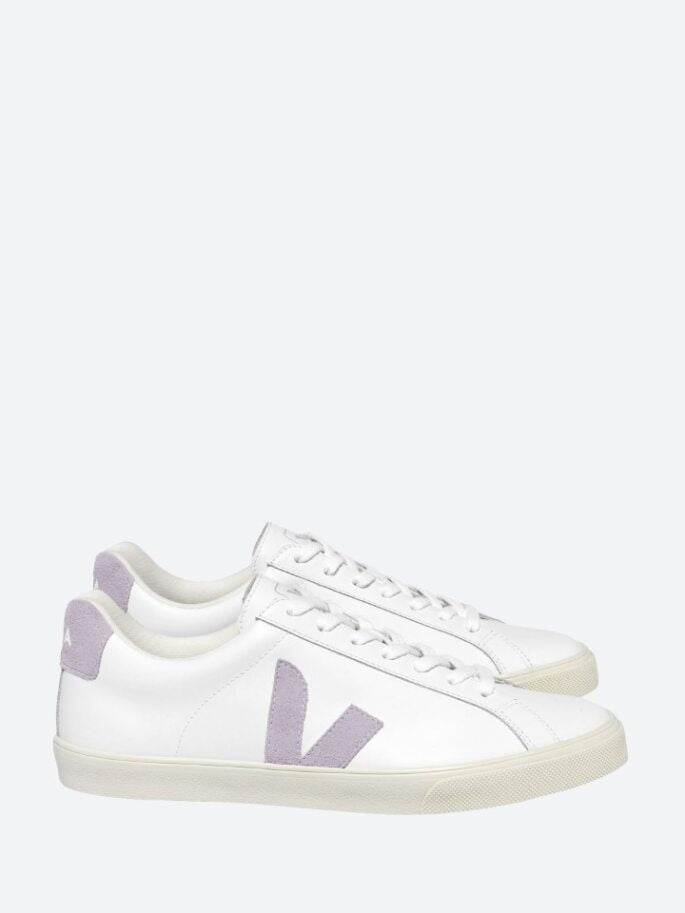 Veja - Esplar Leather in White and Sable – gravitypope