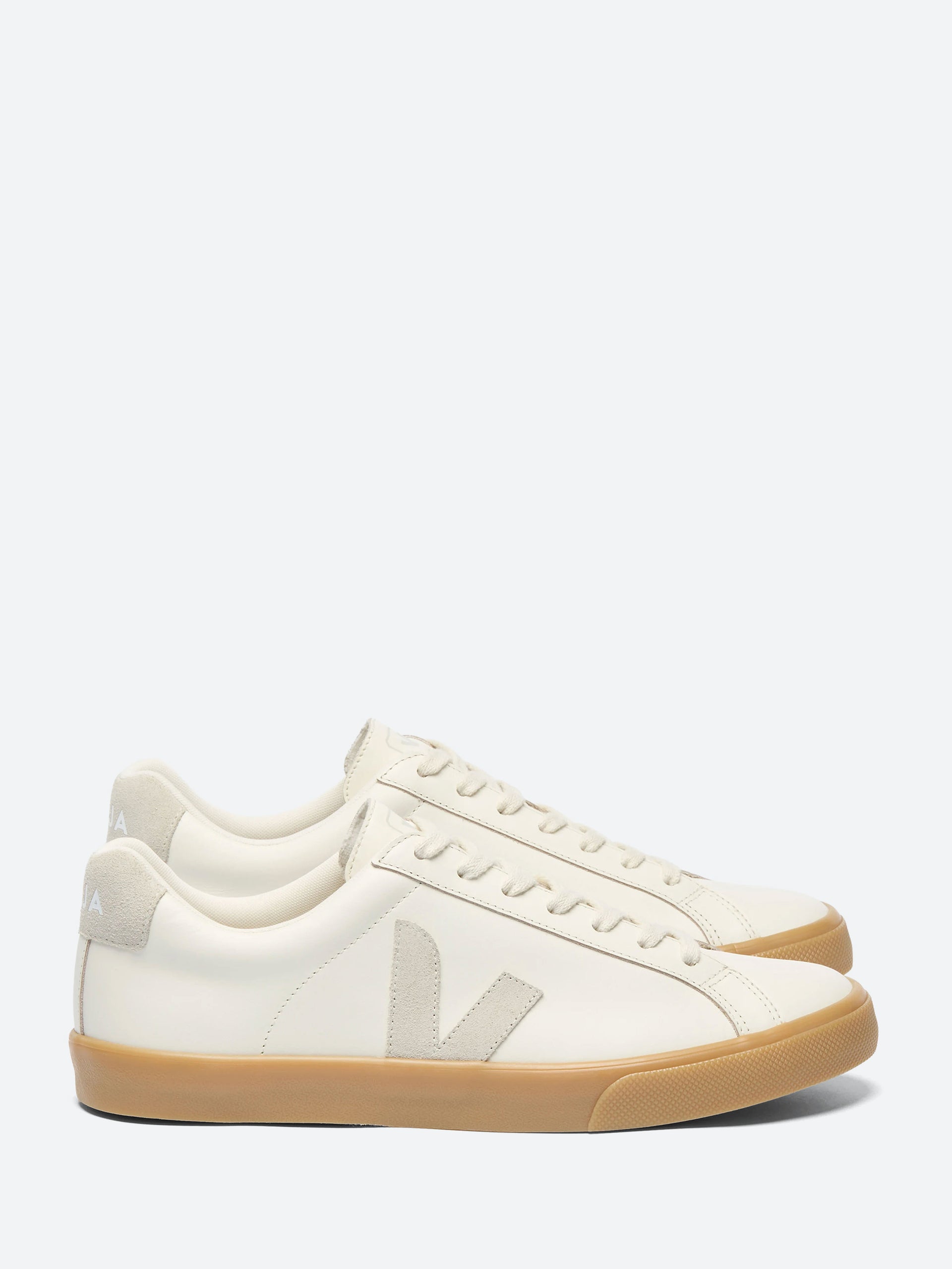 Veja - Esplar Leather in White and Sable – gravitypope