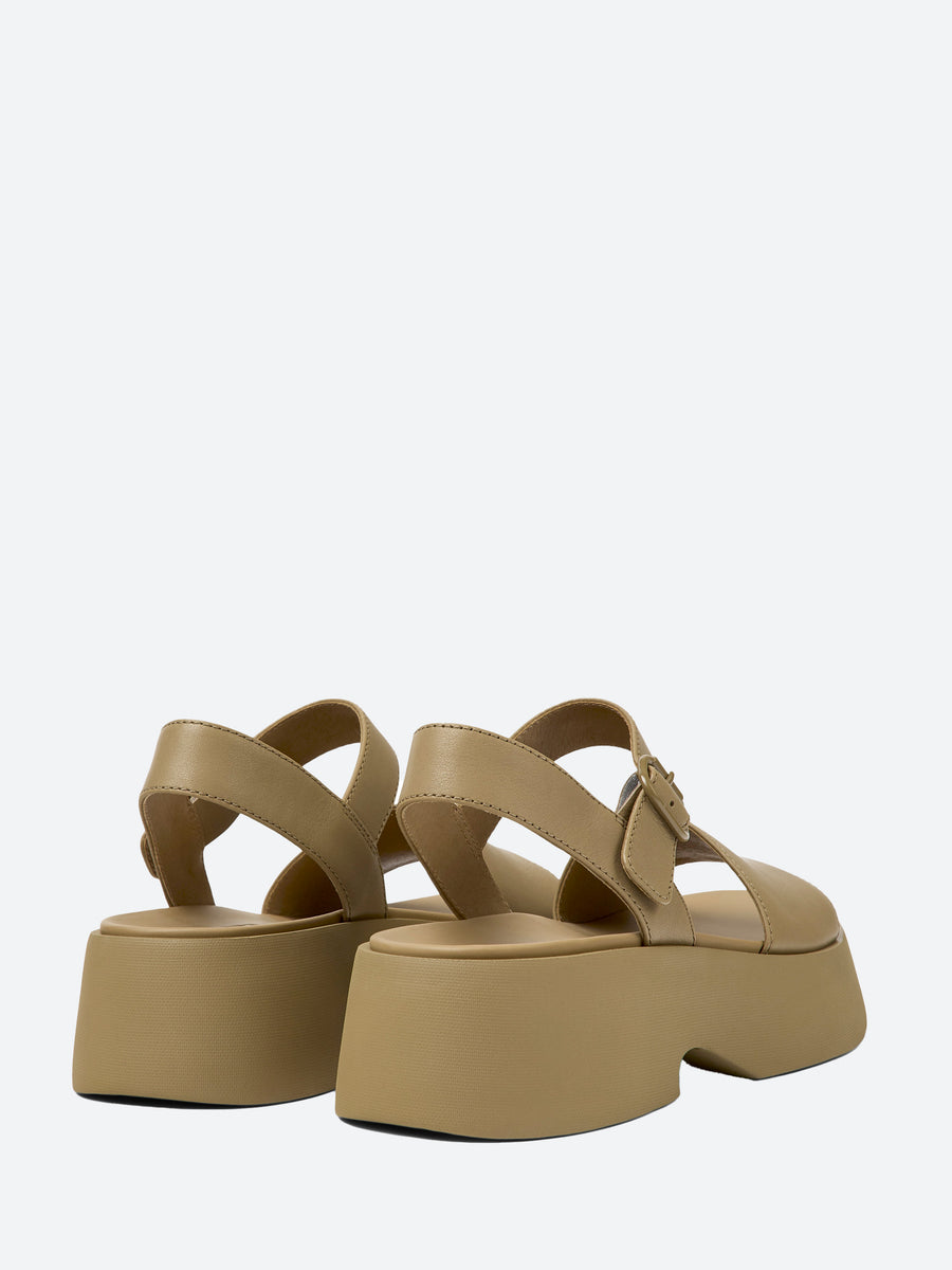 Camper - Tasha Leather Sandal in Beige – gravitypope