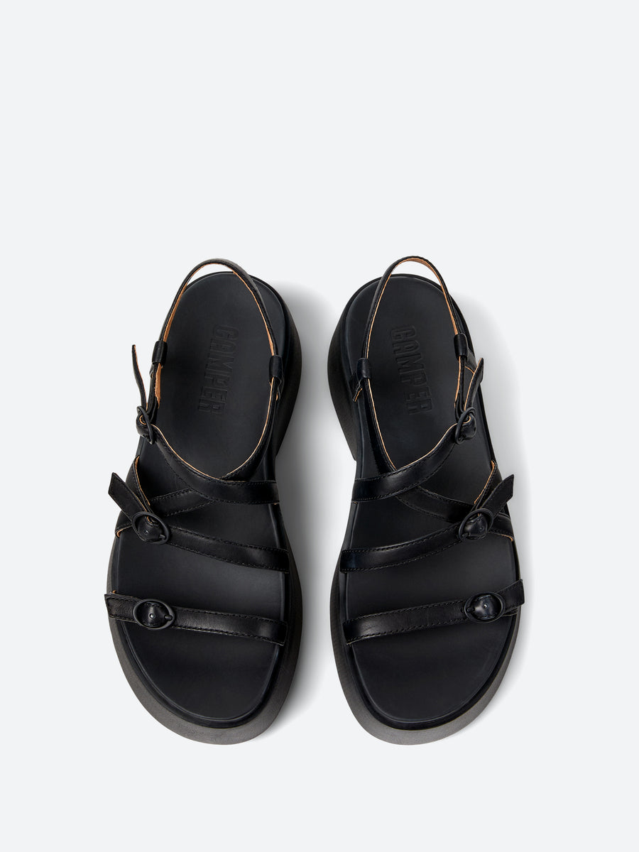 Camper - Tasha Sandals in Black – gravitypope
