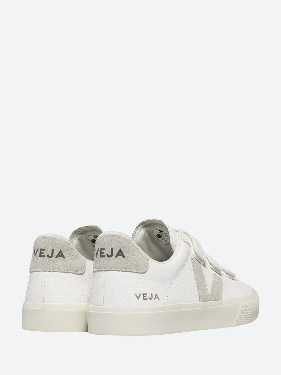 Veja - Recife ChromeFree Leather in White and Natural – gravitypope