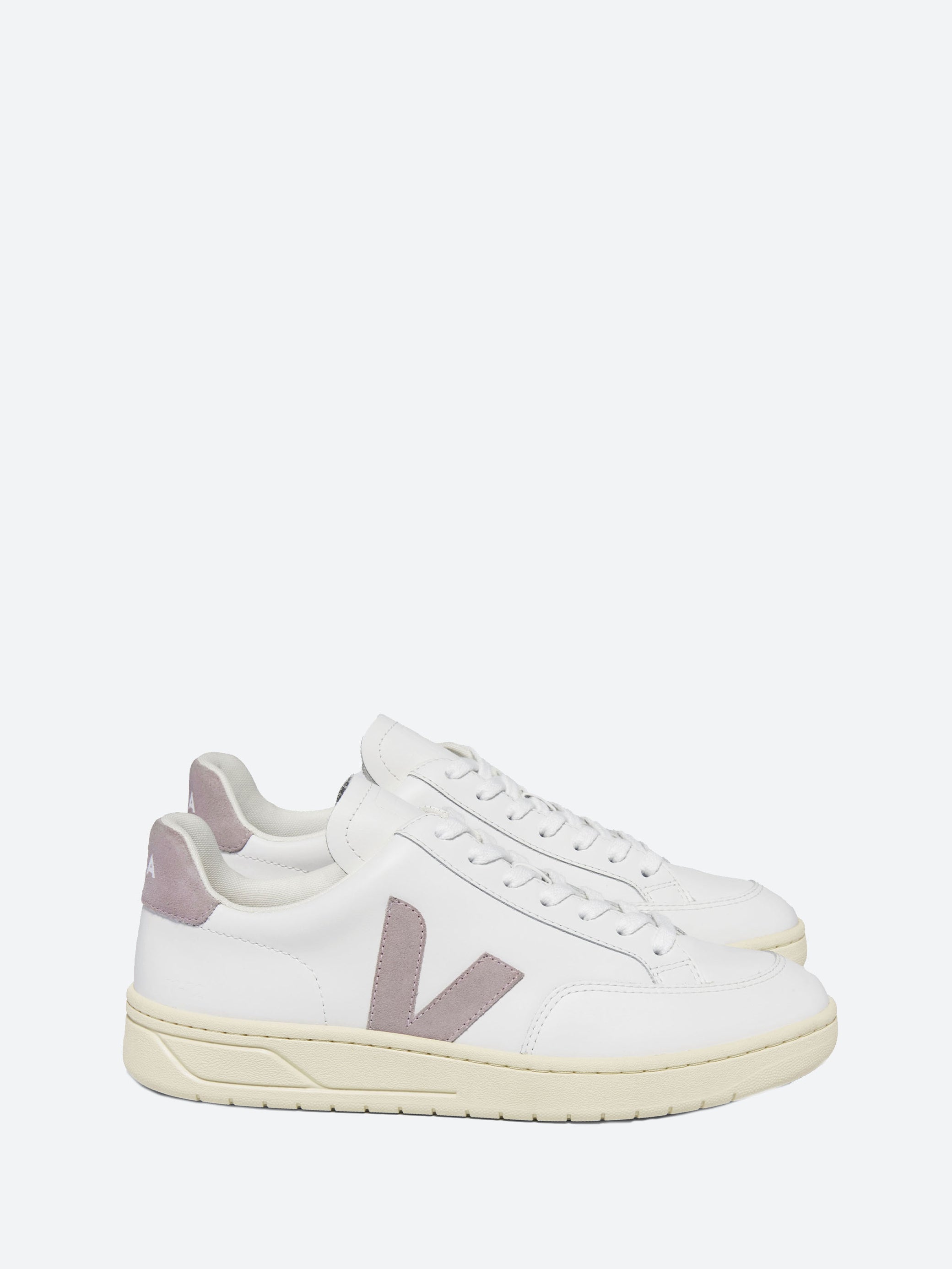 Veja - V-12 Leather in White and Sable – gravitypope