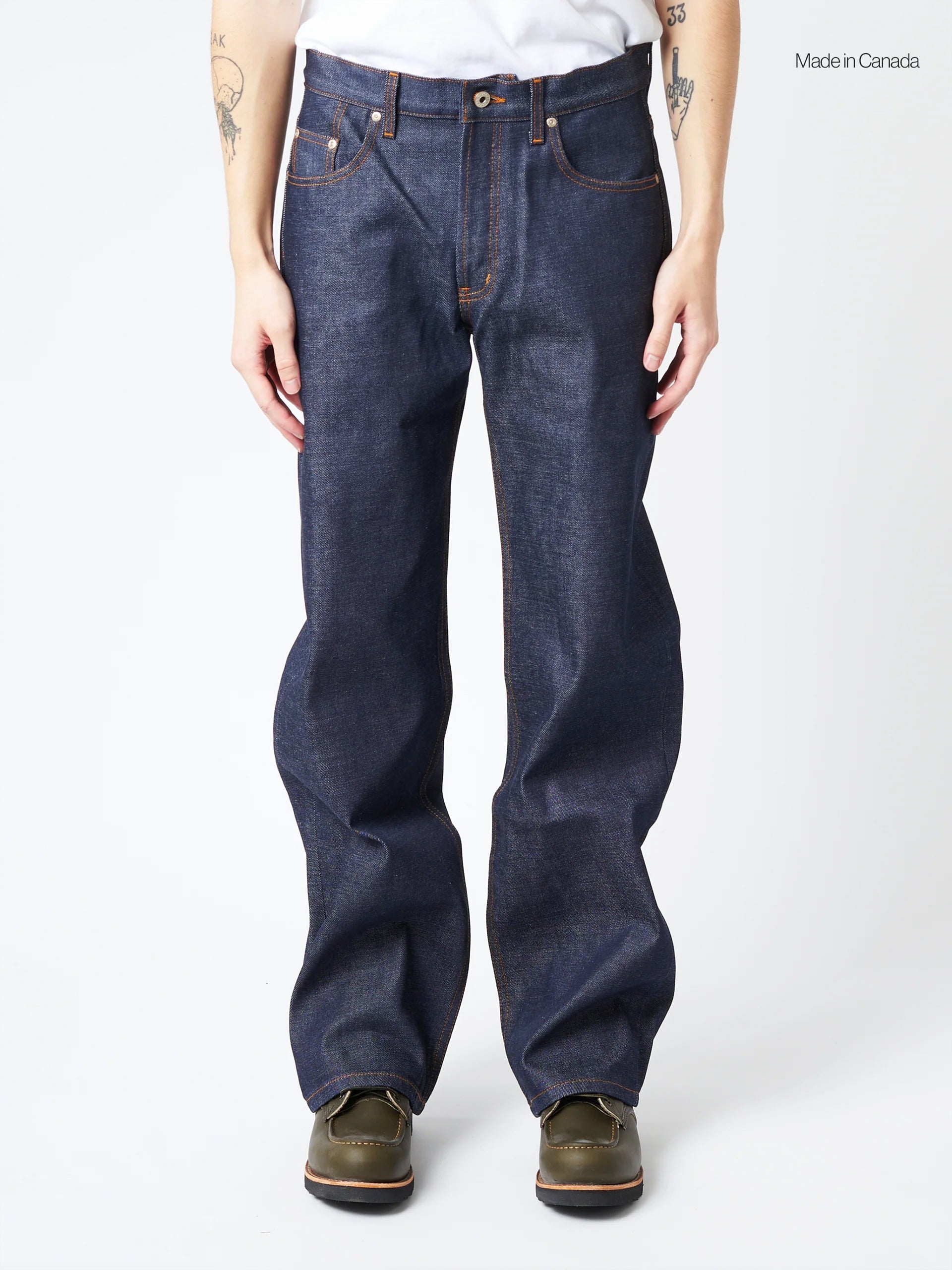 Naked & Famous - Strong Guy Left Hand Twill Selvedge in Indigo ...